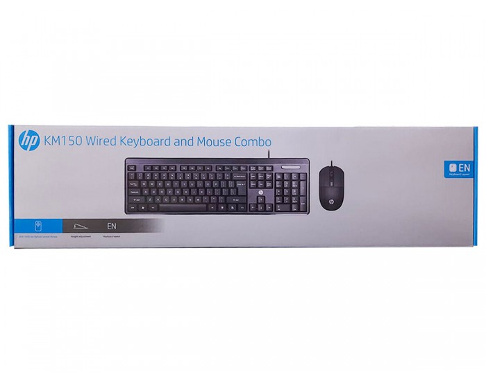 HP KEYBOARD MOUSE COMBO USB KM150 7J4G2AA - GolchhaComputer.Com