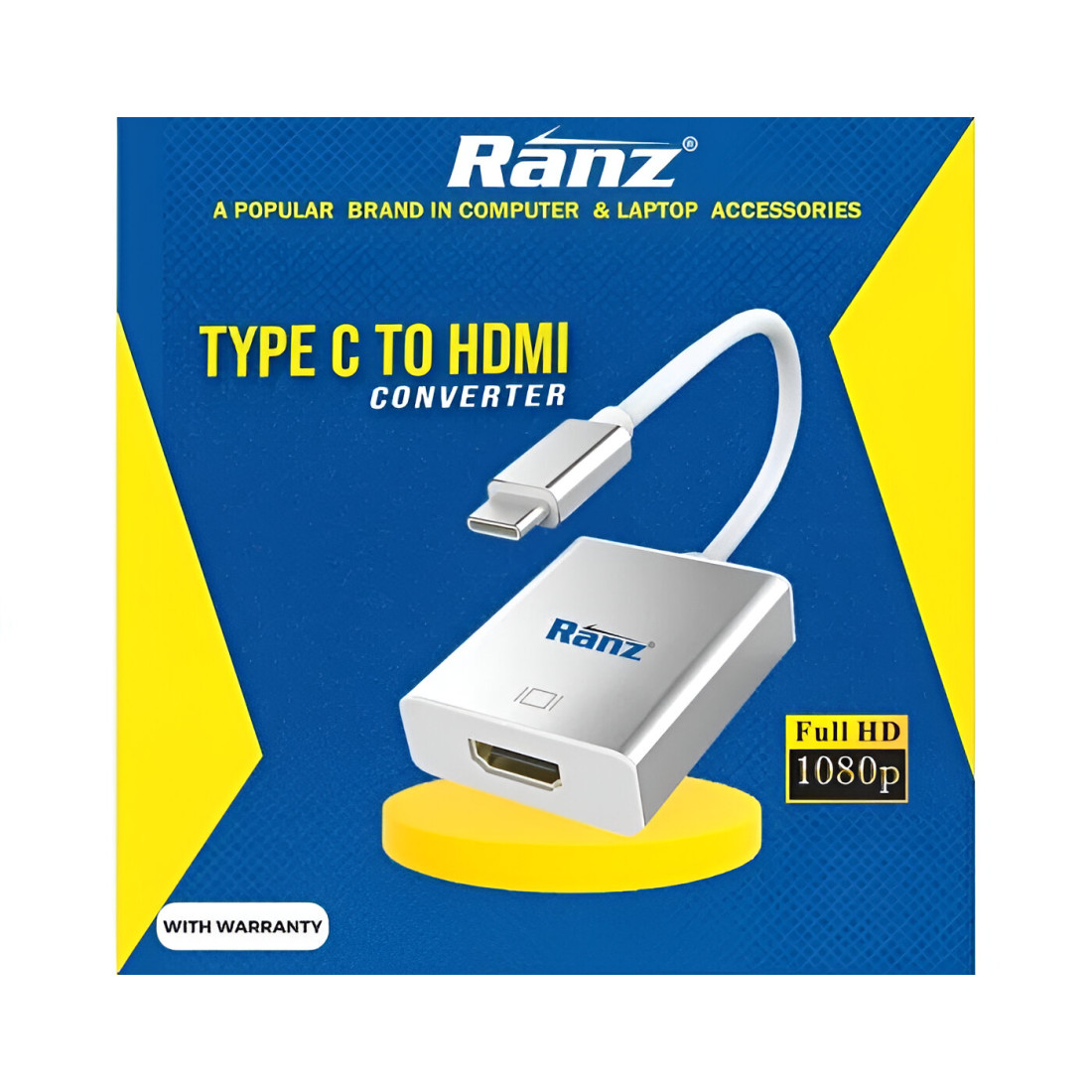 Ranz Type-C To HDMI Converter - GolchhaComputer.Com